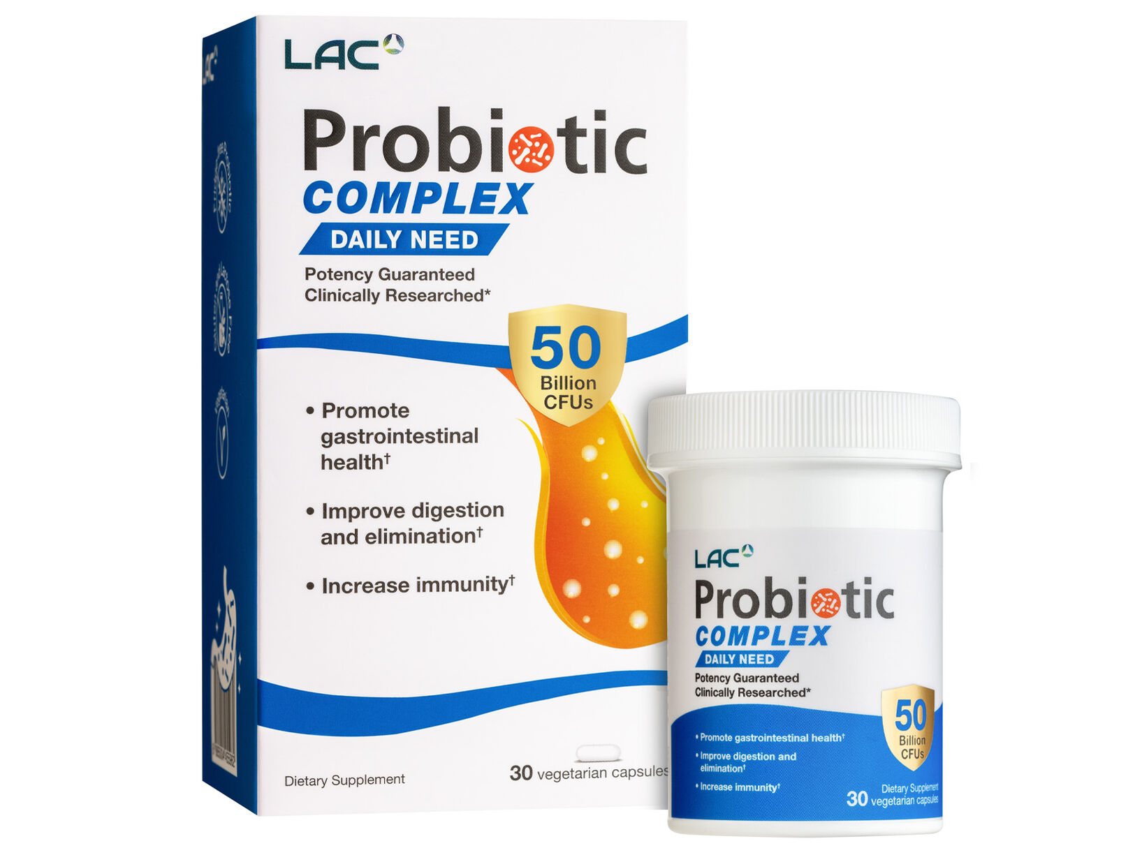 Probiotic Complex 50 Billion CFU - Higher Support | LAC Singapore
