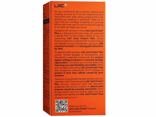 Joint Protec® Flex - UC-II® Collagen + CurQlife Plus® Turmeric | LAC ...