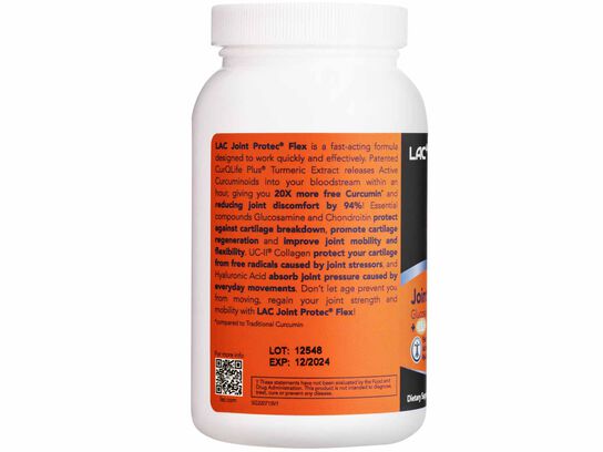 Joint Protec® Flex - UC-II® Collagen + CurQlife Plus® Turmeric | LAC ...