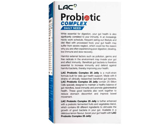 Probiotic Complex 25 Billion CFU - Daily Support | LAC Singapore
