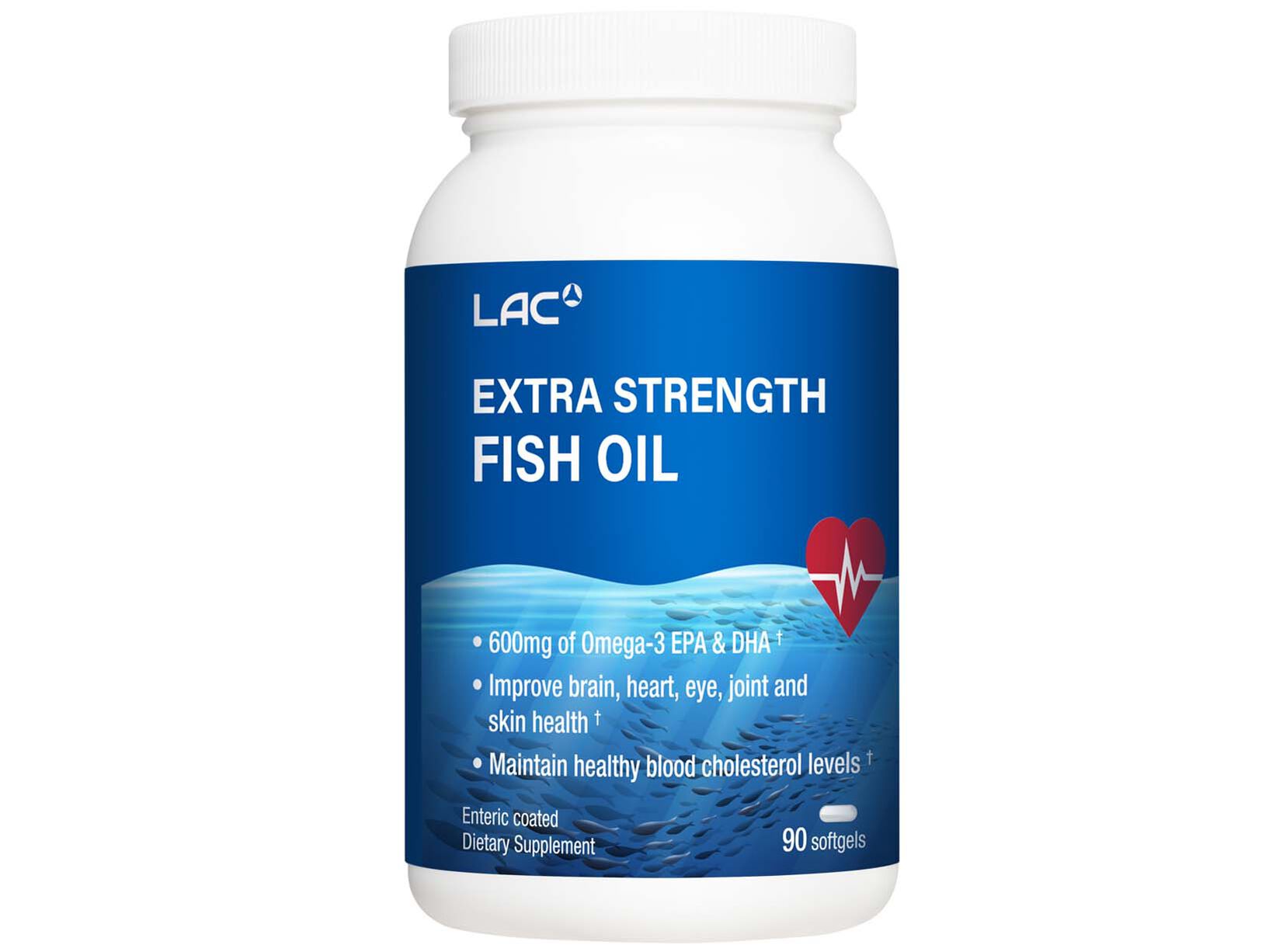 Extra Strength Fish Oil - Double Concentration | LAC Singapore