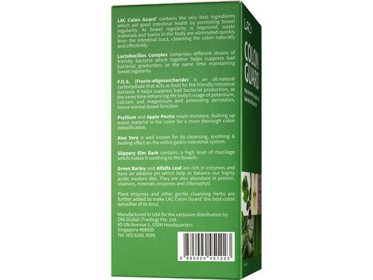 Colon Guard™ - Bowel Cleanse | LAC Singapore