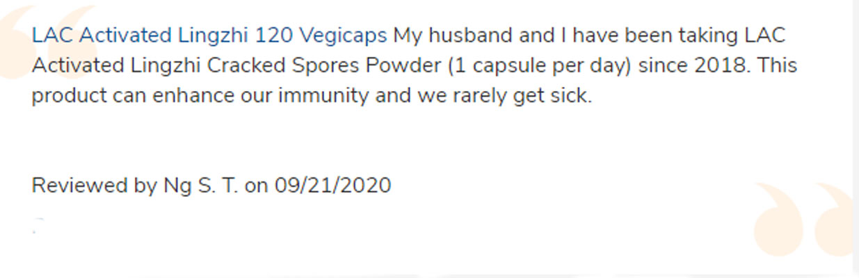 Lingzhi™ - 100% Lingzhi Cracked Spores | LAC Singapore